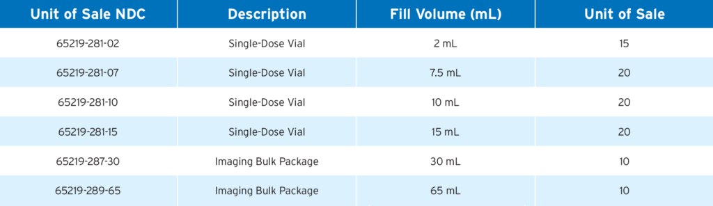 Products Gadobutrol Injection - Fresenius Kabi Generic Contrast Agents